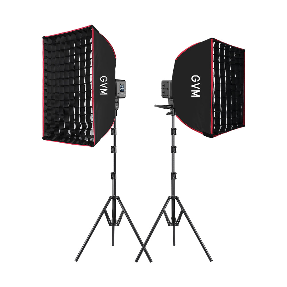 GVM SD80D 80w Bi-Color Spotlight Daylight（2-Light Kit）